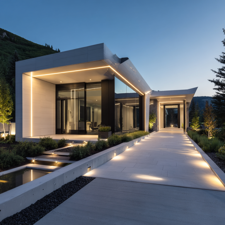 18 Creative Exterior House Lights Ideas | The Decor Vibe | Stylish ...
